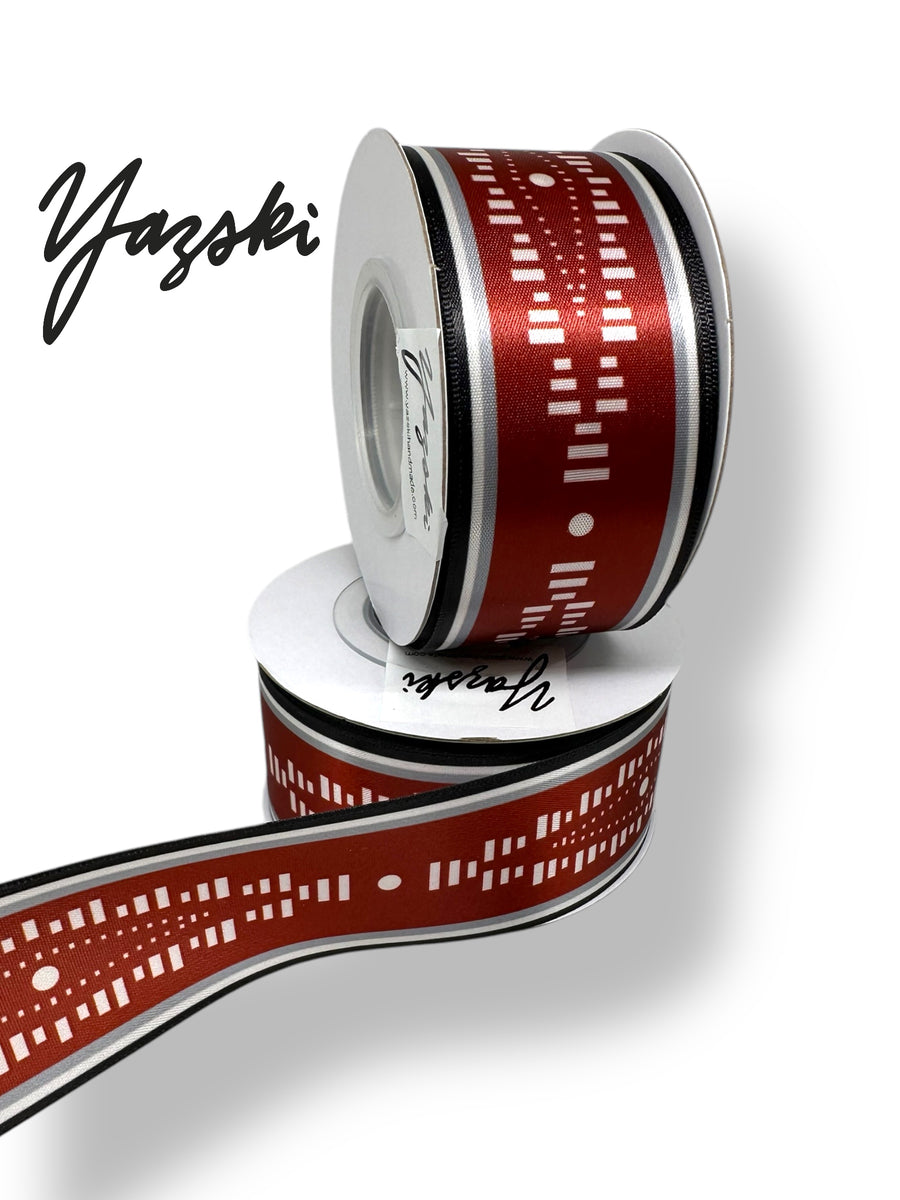 1.5” MAROON Sash Ribbon Spool – Yazski Handmade